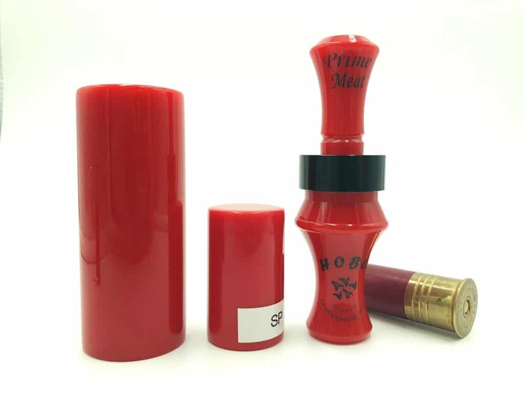 Ferrari Red - Solid Cast Acrylic Rod - Deadshot Polymers