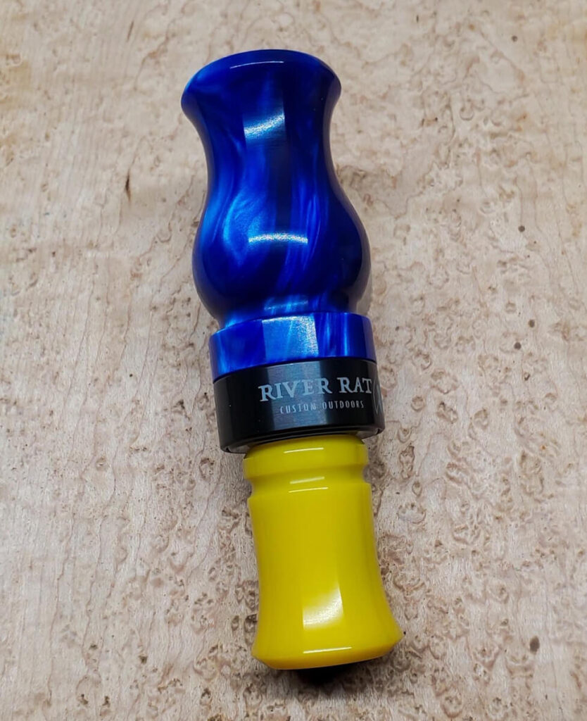 Blue Pearl - Short Pearl Cast Acrylic Rod - Deadshot Polymers