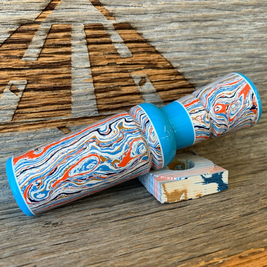 Sky Blue - Solid Cast Acrylic Rod - Deadshot Polymers