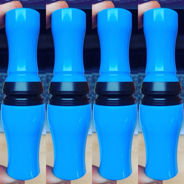 Sky Blue - Solid Cast Acrylic Rod - Deadshot Polymers
