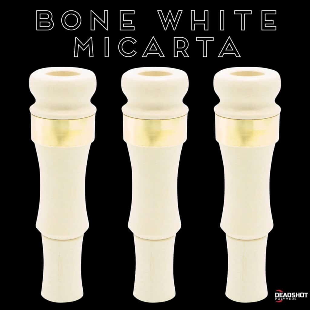 Bone White Micarta (Specialty Phenolic) Rod for Game Calls - Deadshot ...