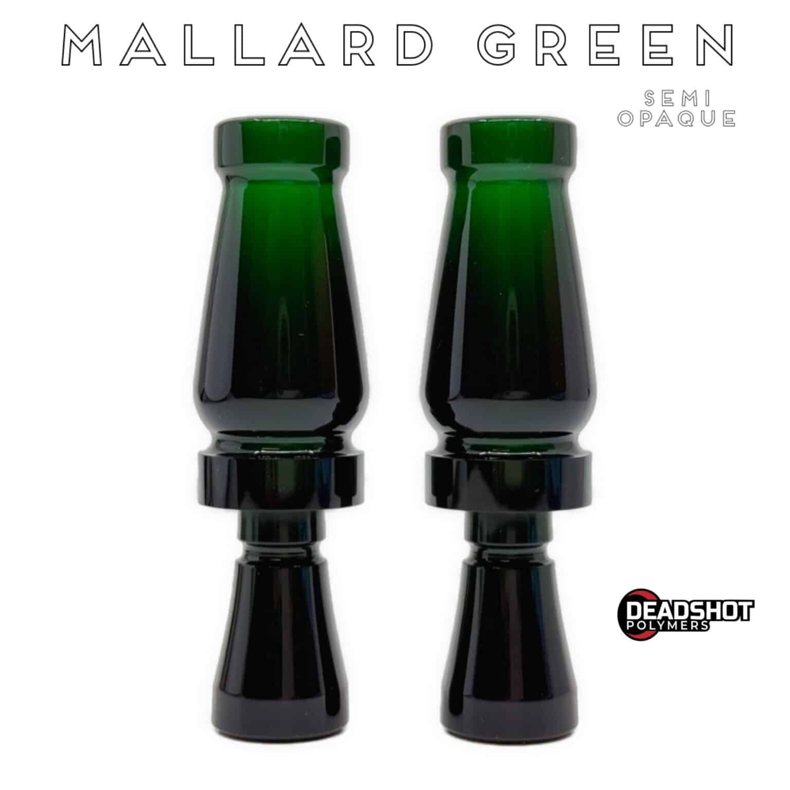 Mallard Green - Semi-Opaque Cast Acrylic Rod - Deadshot Polymers - Duck ...