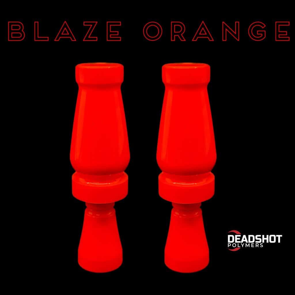 Blaze Orange - Solid Cast Acrylic Rod (fluo) - Deadshot Polymers - Duck ...